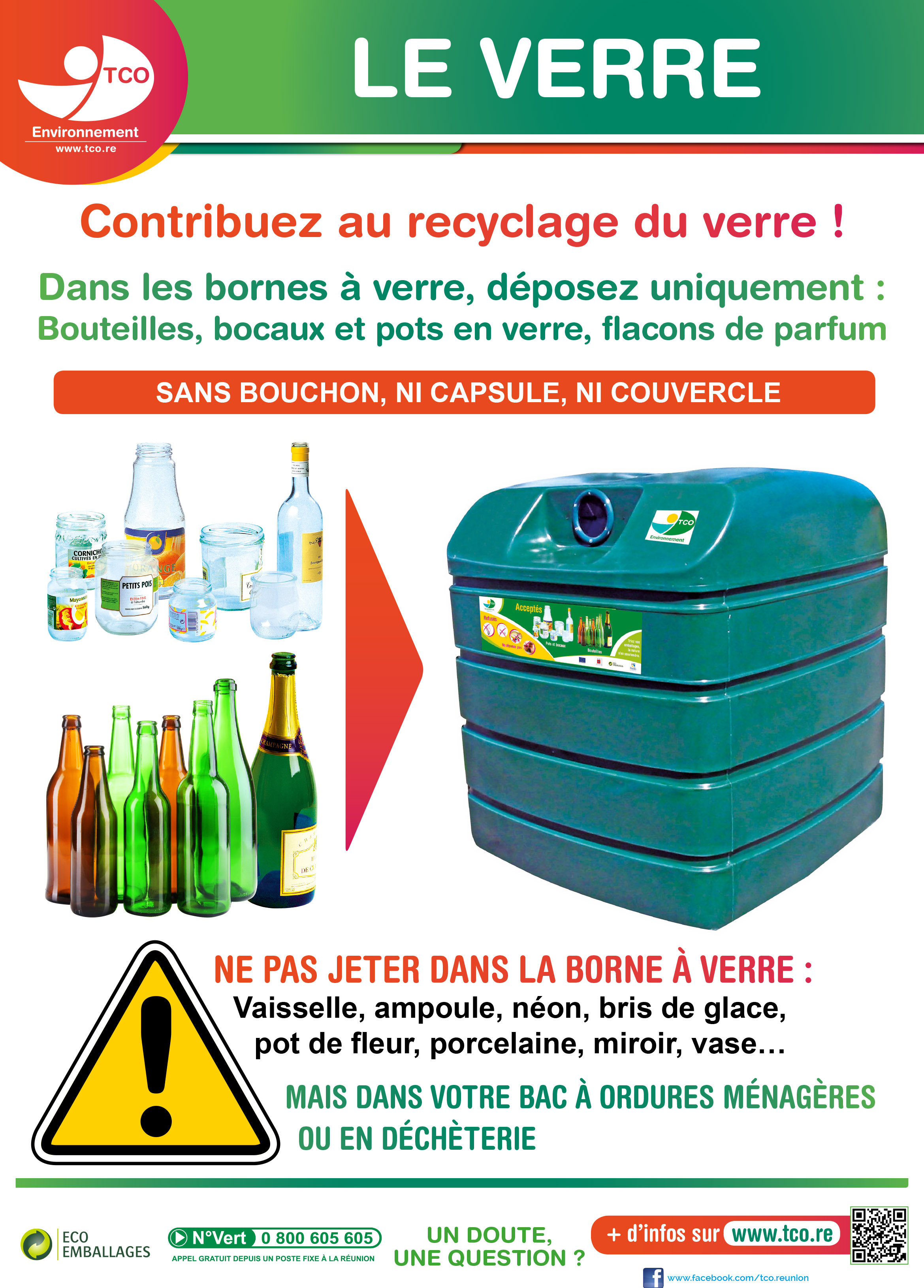 Consignes de tri | TCO – Communauté d'agglomération du Territoire de la ...